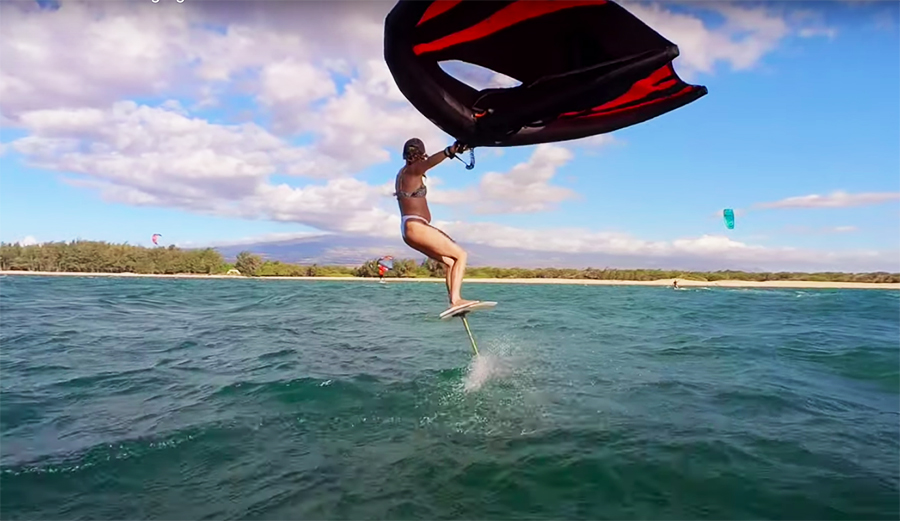 This Follow Cam Shows Just How Fun Wing Foiling Is | The Inertia