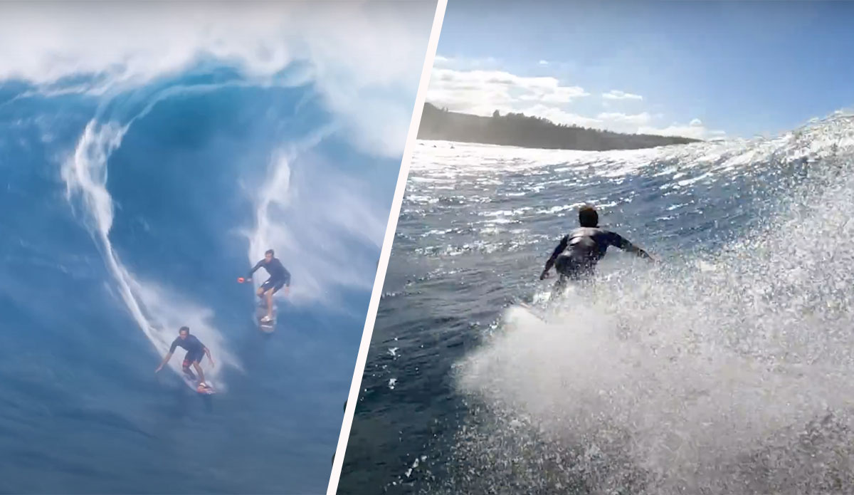 Kai Lenny and Brother Ridge Explain How That Jaws Follow Cam Footage Happened