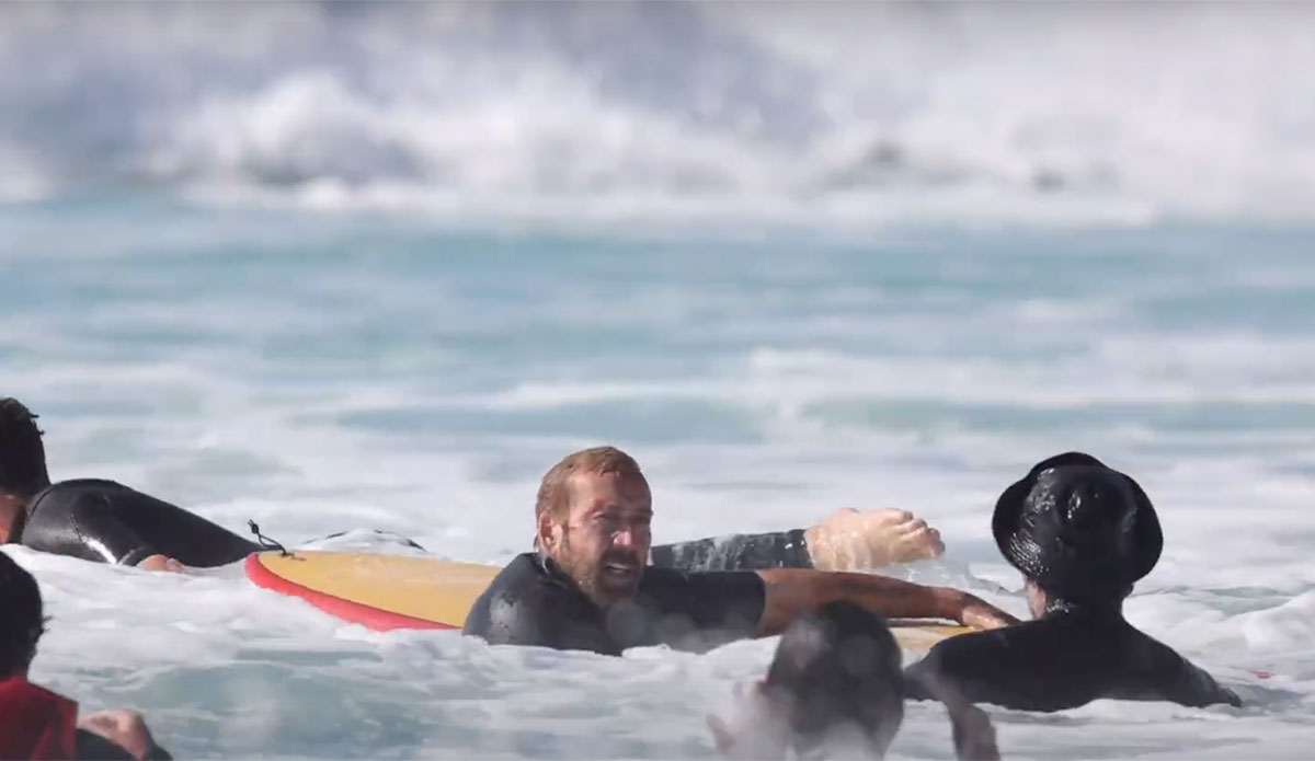 Nicolas Cage Spotted Struggling in a Surfing Scene from 'The Surfer'