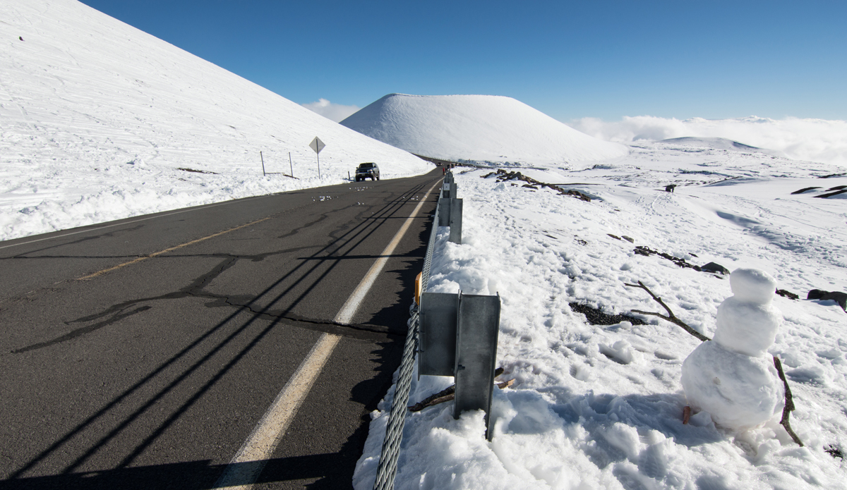Charging Volcanoes in Paradise: Snowy Big Island Vibes | The Inertia