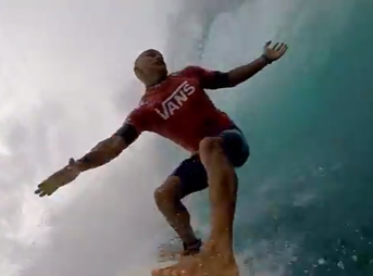 Kelly Slater Pulls Off Left Barrel at Sunset Beach, Triple Crown of ...
