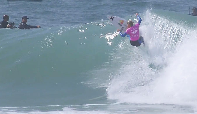 Watch Lakey Peterson's Explosive 9.33 at the Roxy Pro France | The Inertia