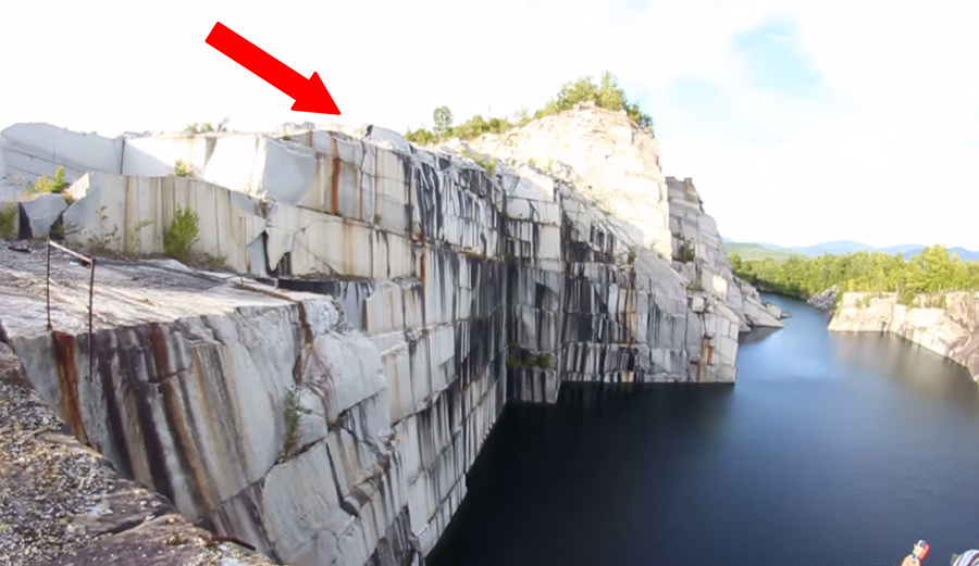 Dude Drops 110 Feet in Cliff Jump. Nope. | The Inertia
