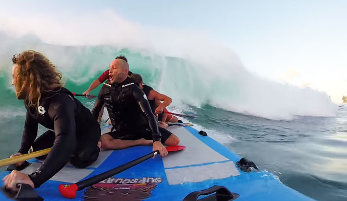 Jamie O'Brien's Super Extreme Supsquatching Team | The Inertia