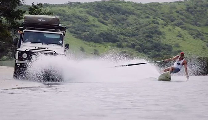 Land Rover Tow Surfing | The Inertia