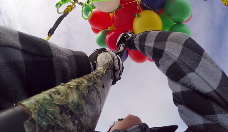 Genius Blasts Personal Air Balloon Out of Sky with Shotgun | The Inertia