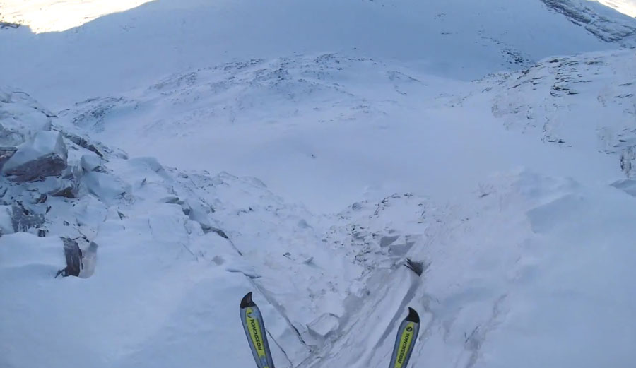 Ski BASE Jumper Towed Off Massive Cliff | The Inertia