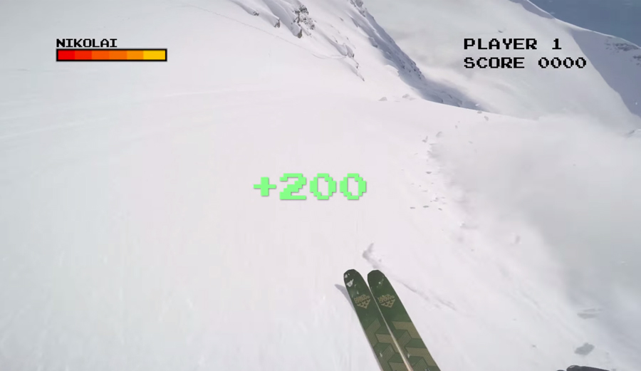 8-Bit Ski Is Exactly How I Imagine Every Groomer or Chute | The Inertia