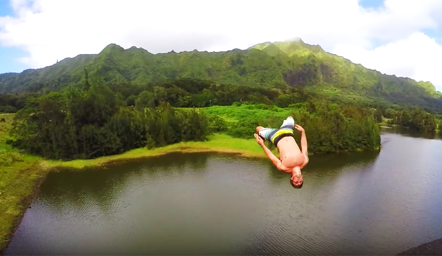 Life's Better in Boardshorts: Cliff & Bridge Jumping Hawaii | The Inertia