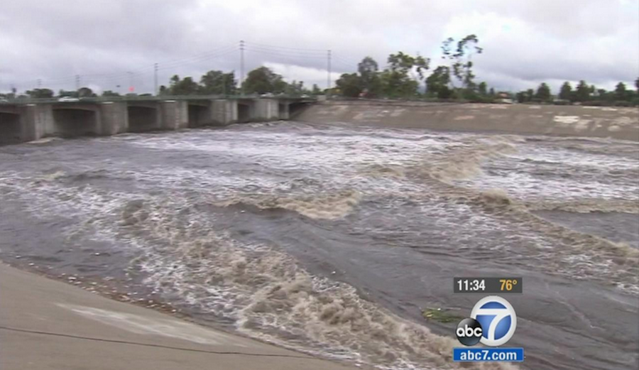 Watch a Man and his Dog Get Rescued From a Flooding LA River | The Inertia