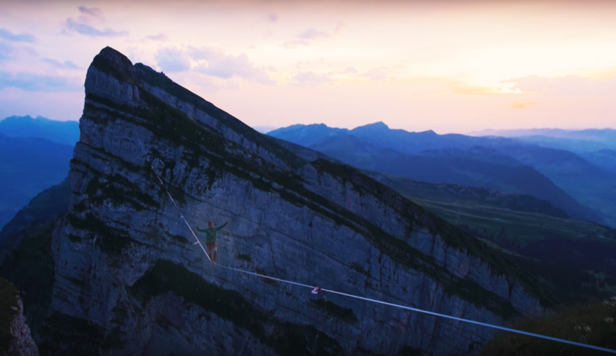 Lightning Destroys World’s Longest Slackline | The Inertia