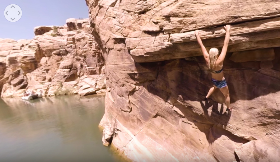 Interactive 360° Deep Water Soloing with Sierra Blair-Coyle | The Inertia