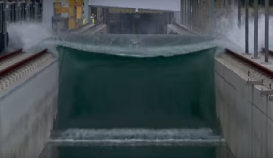 Watch: First Decent Footage of the World's Biggest Man Made Wave | The ...