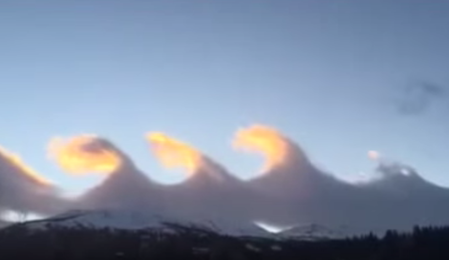 Check Out These Trippy Barreling Wave Clouds | The Inertia