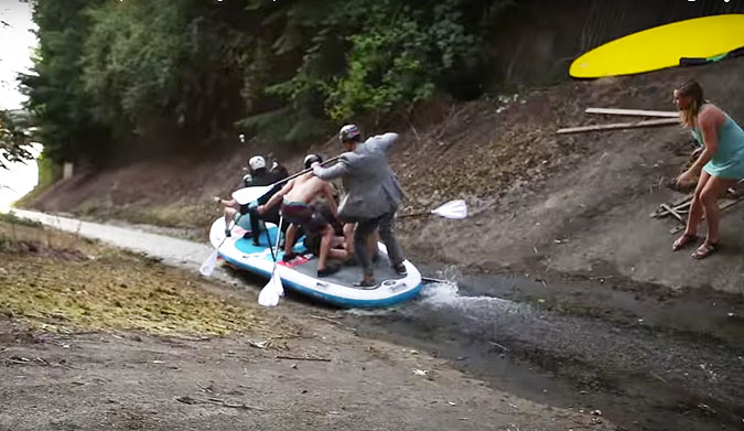 Supsquatching a Canadian Storm Drain Looks Fun | The Inertia