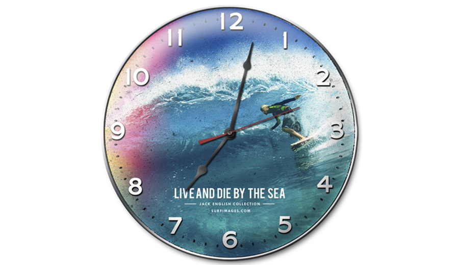 These Surfing Wall Clocks Are Infinitely Cooler Than Regular Wall ...