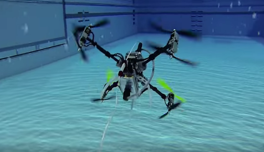 Meet "The Naviator," A New Drone Can Fly AND Swim | The Inertia
