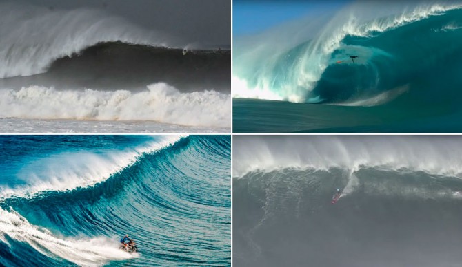 4 Spectacular Big Wave Moments of 2015 | The Inertia