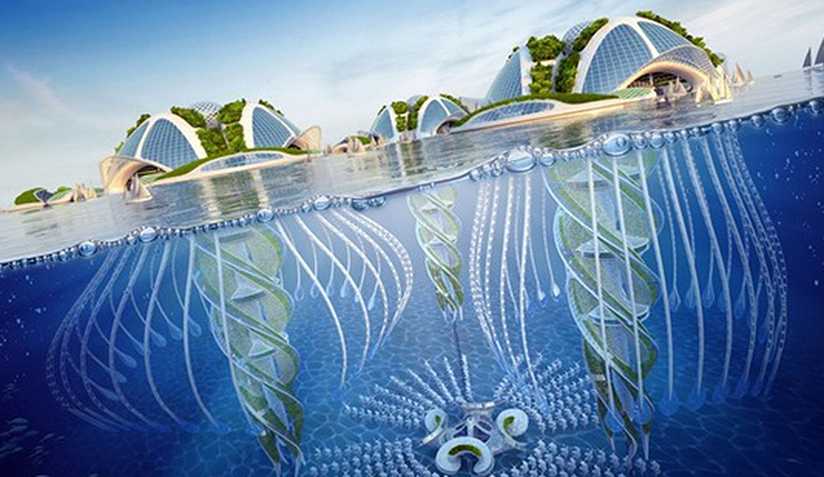 Real Underwater Town