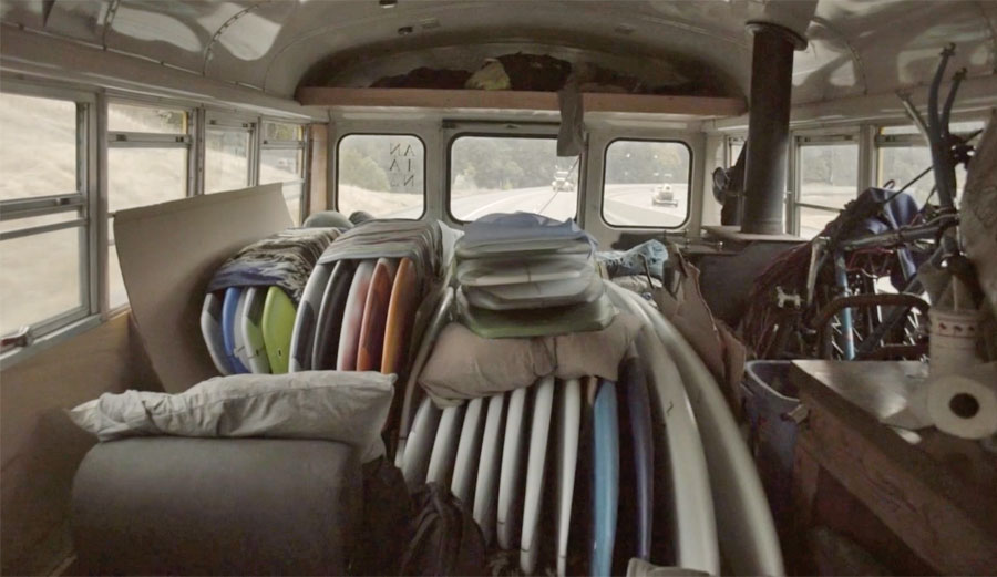 The School Bus' Return Home from an Epic Surfing/Shaping Road Trip ...