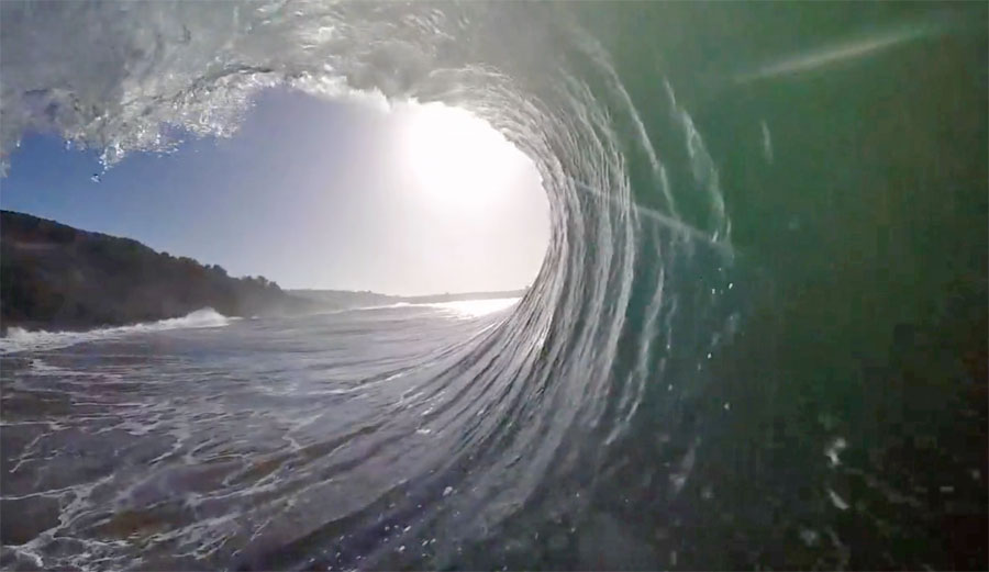 One Disgustingly Long, Beautiful Barrel in Morocco You Have to See ...