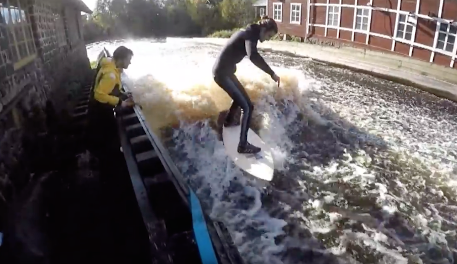 Some Swedish Guys Built a Makeshift River Wave | The Inertia