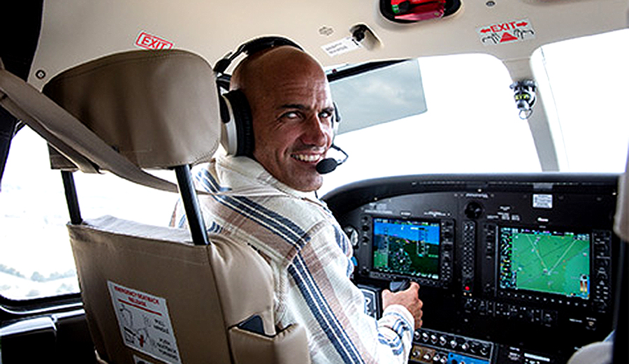 Meet the World’s Coolest New Pilot: Kelly Slater | The Inertia