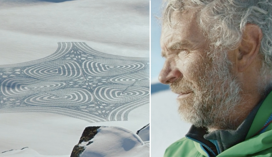 This Artist Makes Giant Pieces of Art in Fresh Snow | The Inertia