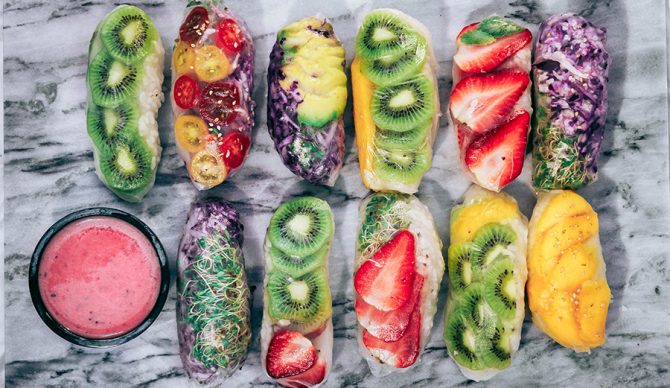 These Rainbow Fruit Summer Rolls Are the Perfect Summer Snack | The Inertia