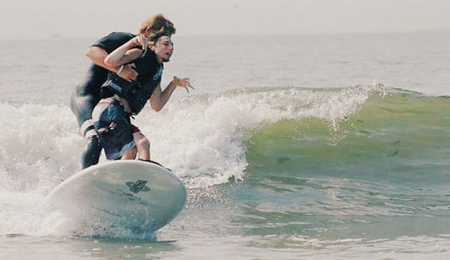 Surfer with Cerebral Palsy Shows Amazing Display of Perseverance | The ...