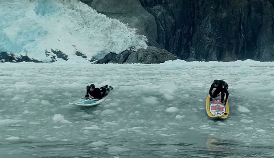 Mick Fanning, Mason Ho Look for Glacier Waves | The Inertia