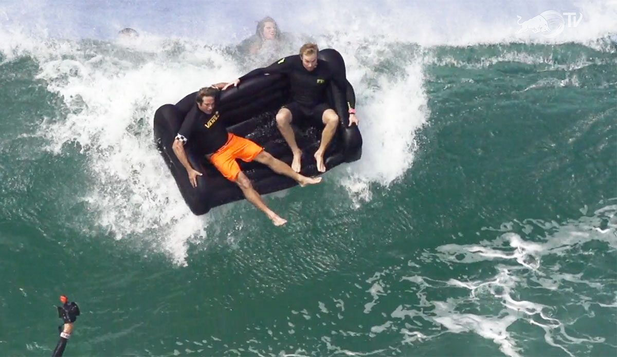 Jamie O'Brien and Poopies Go Couch Surfing | The Inertia