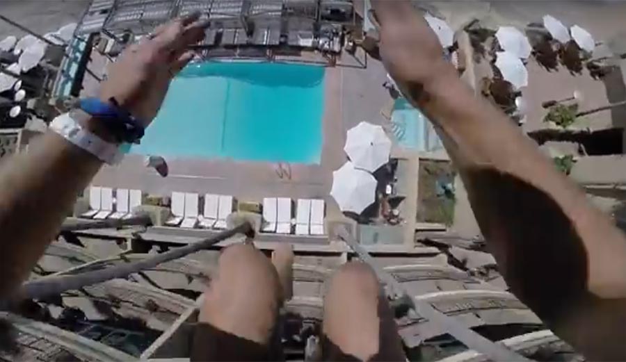 This Dude Keeps Sneaking into Laguna Beach Hotels and Jumping Into ...