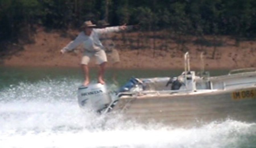 Australian Boater 'Surfing' An Outboard Motor | The Inertia