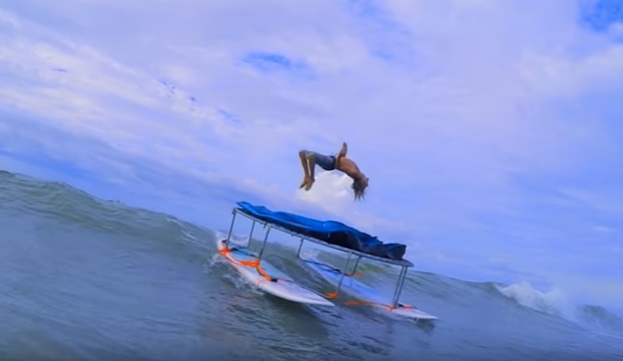 Trampoline Surfing Looks Like an Absolute Blast | The Inertia