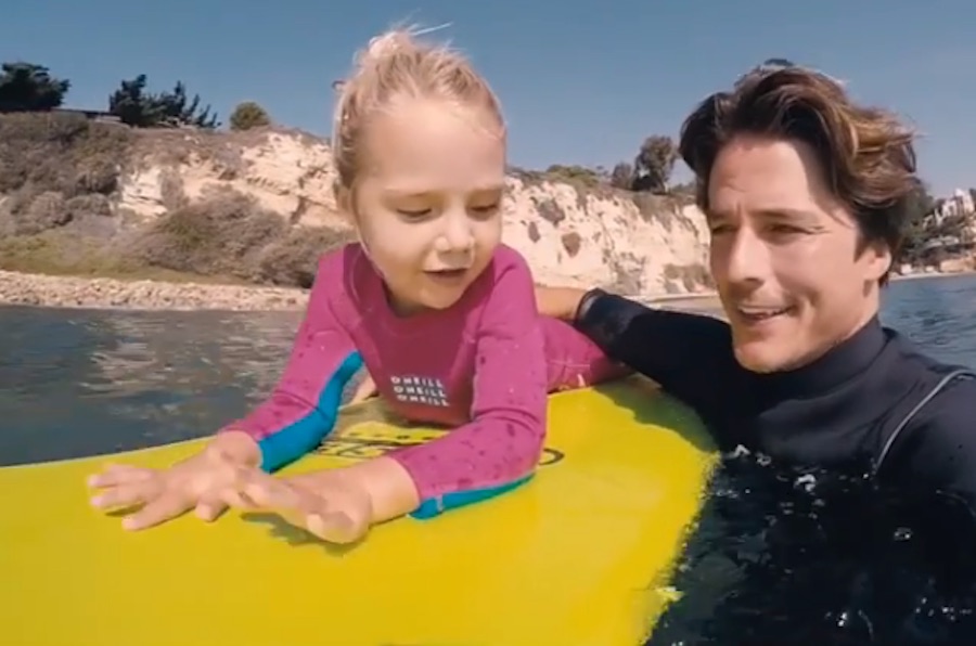 Danny Fuller Surfing w/ Daughter Cutest Thing | The Inertia