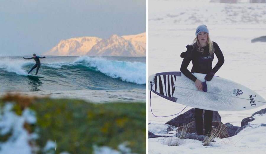 Swedish Surfer Maria Petersson is An Ice Queen | The Inertia