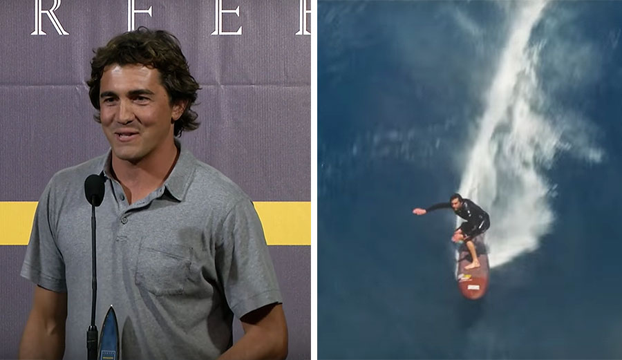 Greg Long Wins Surfer Poll Heavy Water Award | The Inertia