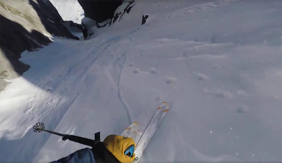 Seb Montaz is a Crazy Frenchman Who Skis Ridiculous Chutes Like This ...