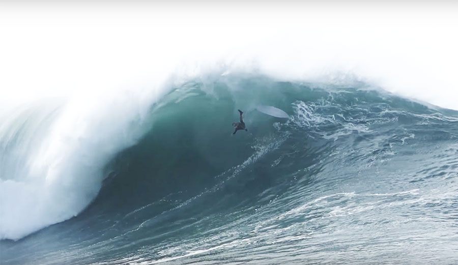 One Truly Incredible Nazaré Wipeout | The Inertia