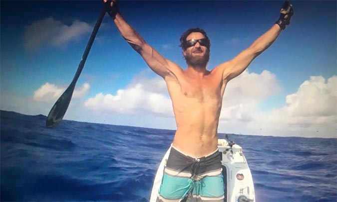 It's Official, Chris Bertish Just Finished Paddling the Atlantic Ocean ...