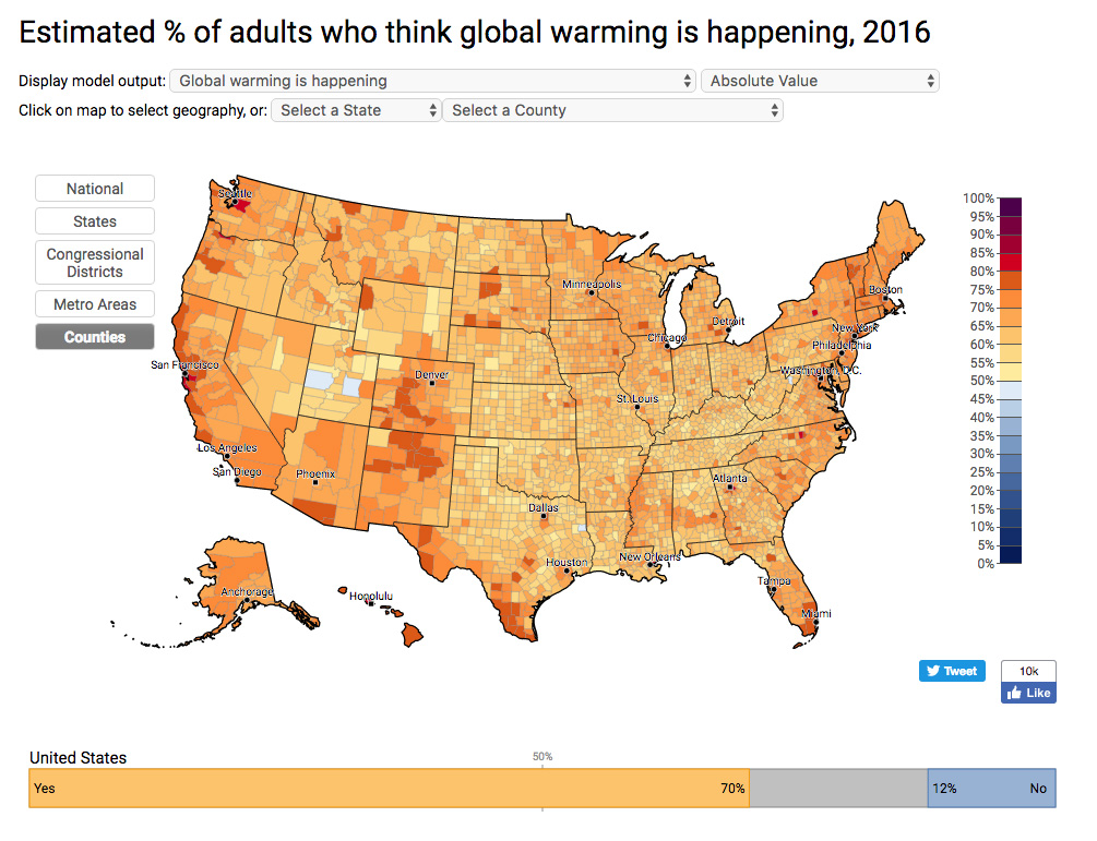 New Yale Study Reveals Most Americans Believe Global Warming Is ...