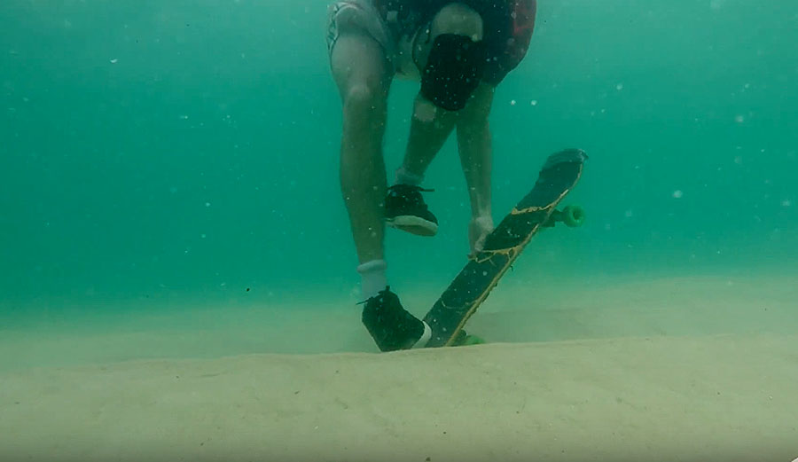 This Guy Just Invented Freestyle Underwater Skateboarding | The Inertia