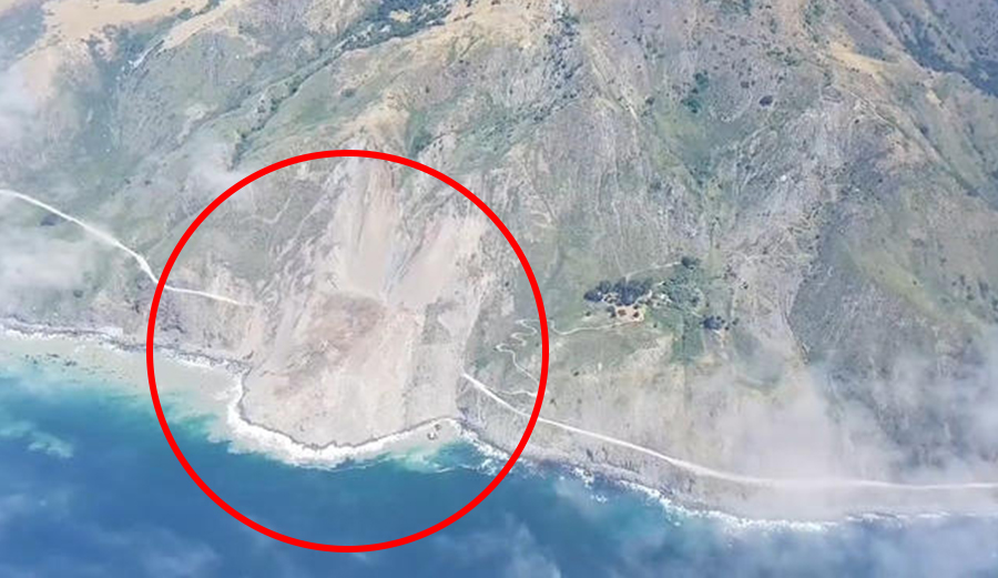 Video Shows Devastation of Big Sur Landslide | The Inertia