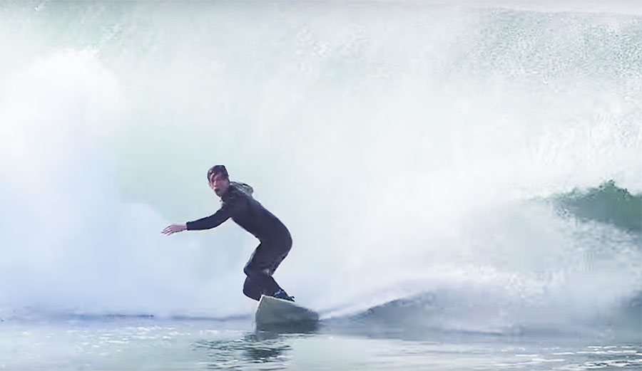 Brad Domke and Mason Ho Surfing Epic Wedge | The Inertia