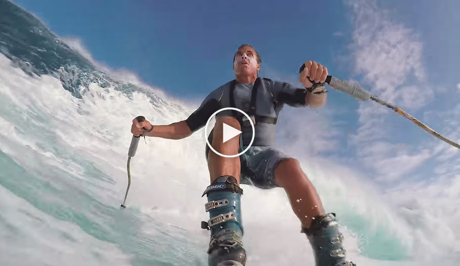 Madman Chuck Patterson Skis Giant Waves at Jaws (Again) | The Inertia