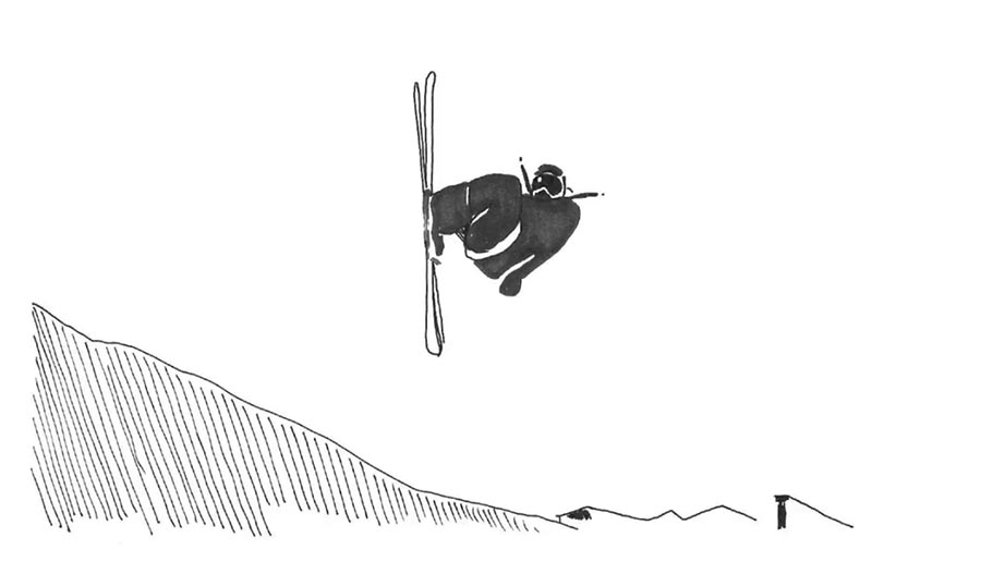 These Moving Freeskiing Sketches Capture the Sport's Style, and Froth ...