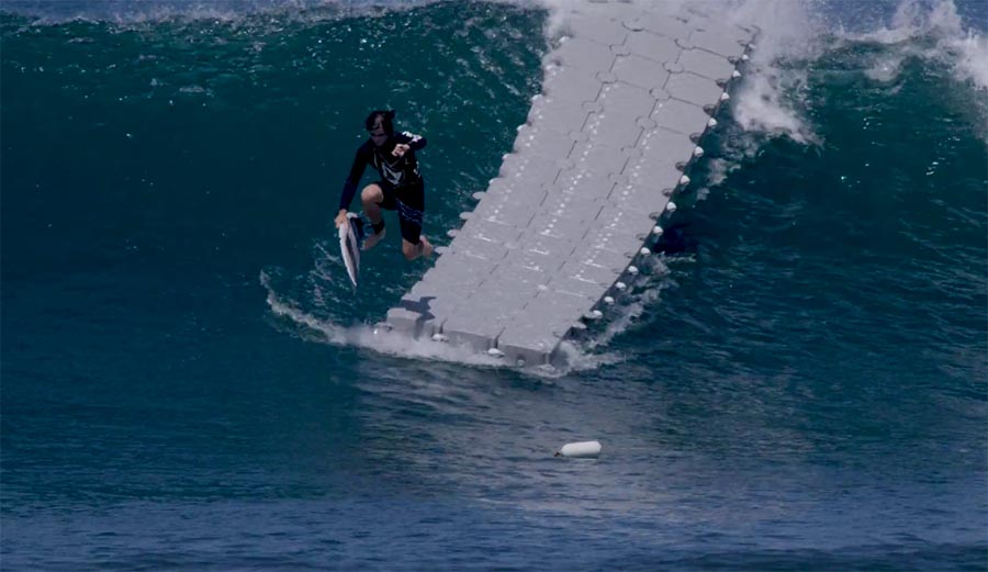 You've Never Seen Gimmick Surfing Like This; Watch These Guys Jump Off ...