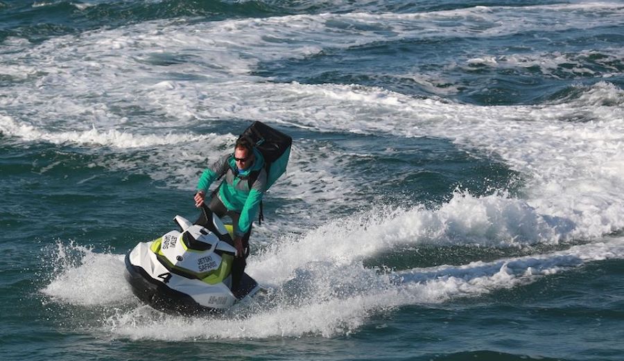 A UK Food Delivery Service Plans to Bring Food to Beachgoers via Jet ...