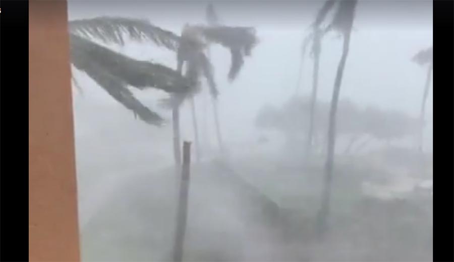 This Video of Hurricane Irma Making Landfall in the Caribbean Is ...